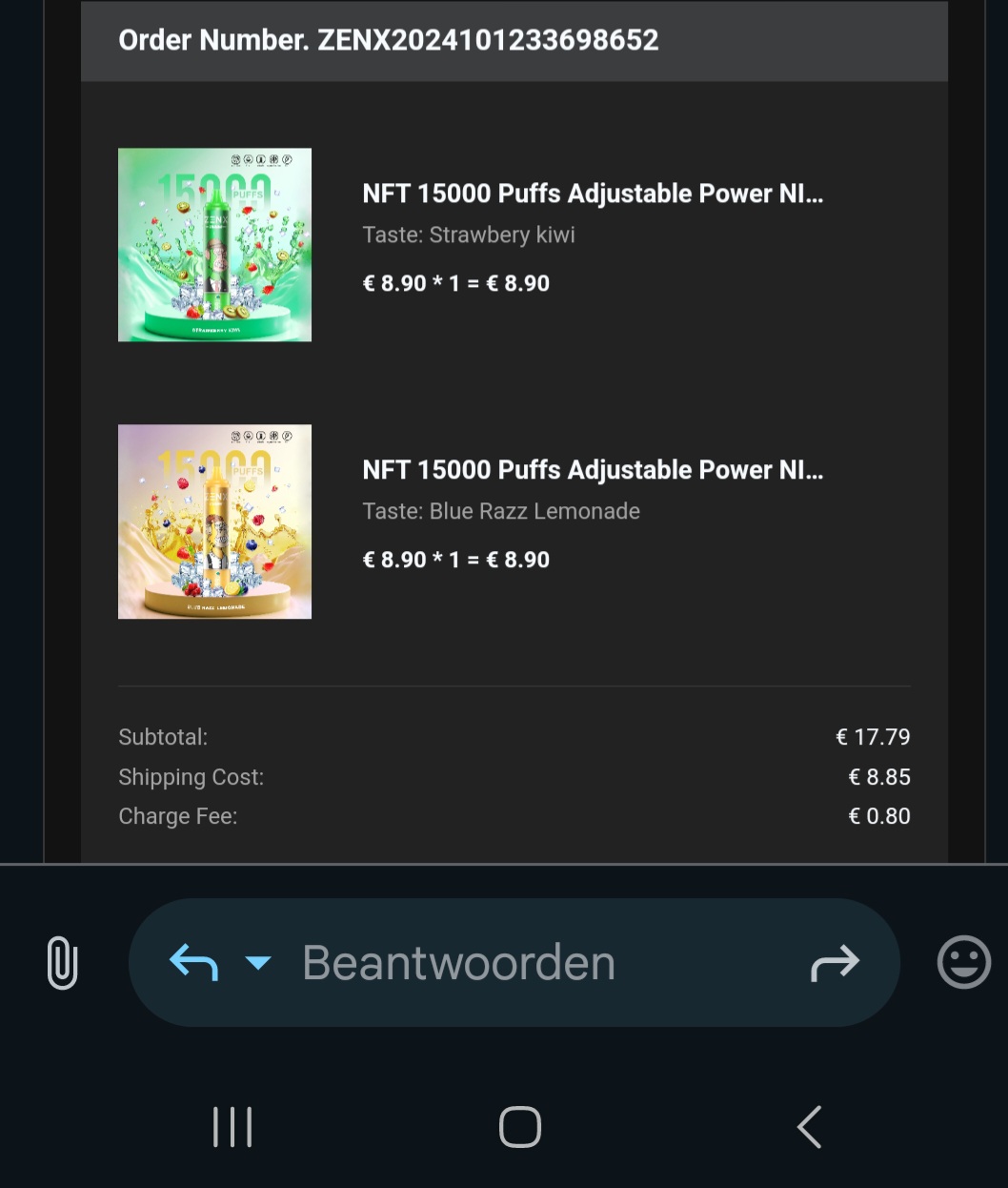 ZENX NFT 15000 Puffs 15K Einweg Vape - Zenxvape